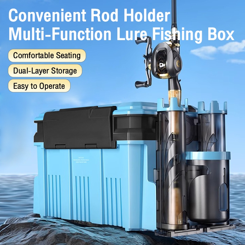 Outdoor Fishing Tackle Box Lure Fishing Box Large Capacity Fishing ...