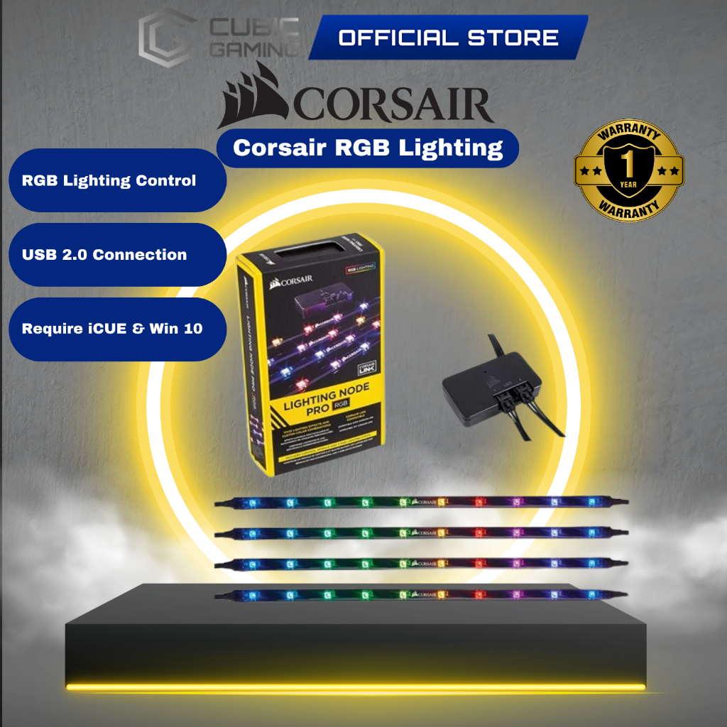 CORSAIR iCUE Lighting Node PRO RGB Lighting Controller CL-9011109-WW ...