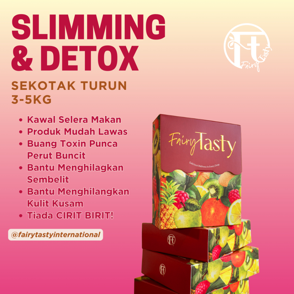 Fairy Tasty Wonder Fruity Jus Detox Fiber Mudah Lawas Kawal Selera ...
