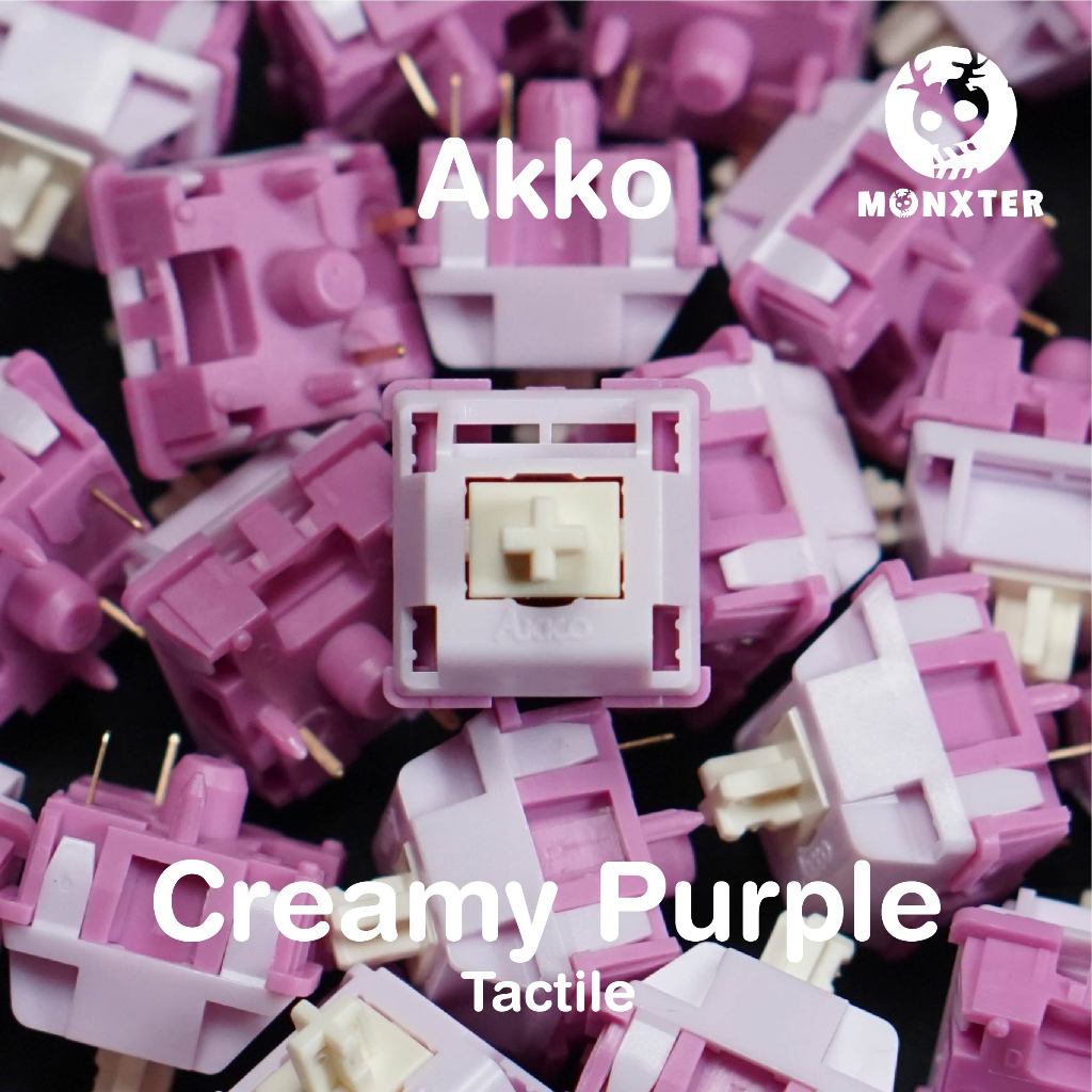 Akko V3 Creamy Purple Pro Tactile Switch | Shopee Malaysia