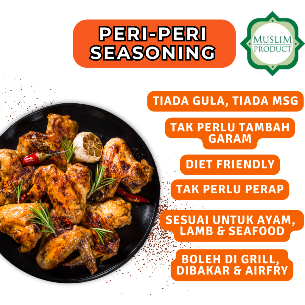 REMPAH PERI PERI (ALA NANDOS) -BBQ SEASONING - NANDO'S - REMPAH BAKAR ...