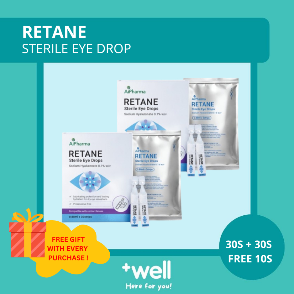 EXP 10/2027 RETANE STERILE EYE DROPS 0.1% 30SX2 FREE 10S | Shopee Malaysia