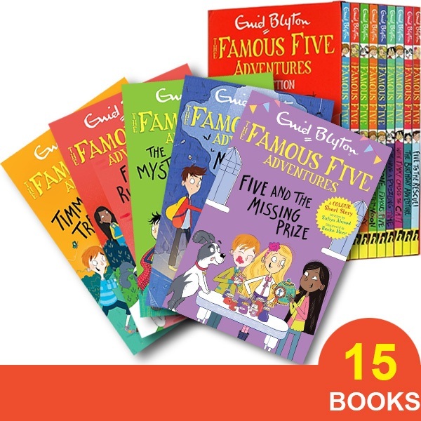 Famous Five 15 books set Short Stories Collection by Enid Blyton ...