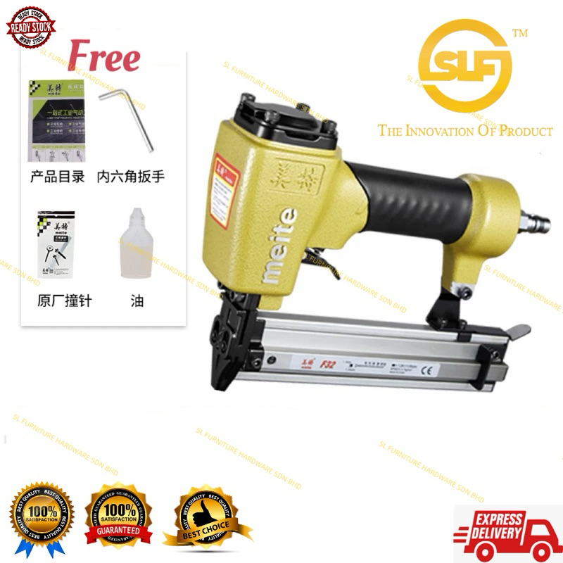 Meite F32 Air Nail Gun 100% Original Pneumatic Air Stapler Gun Air ...