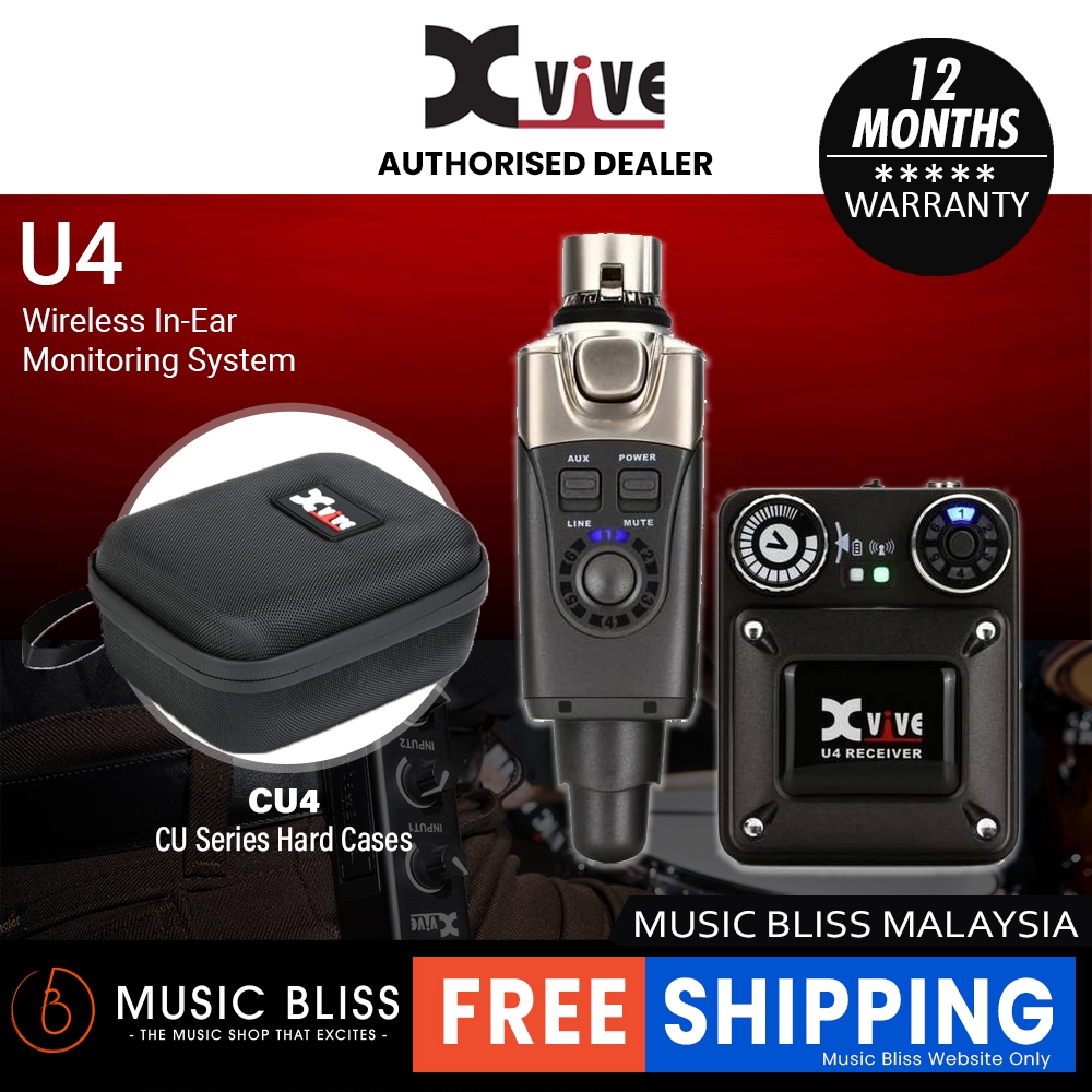 Xvive U4 Wireless In-Ear Monitoring System (U-4) | Shopee Malaysia