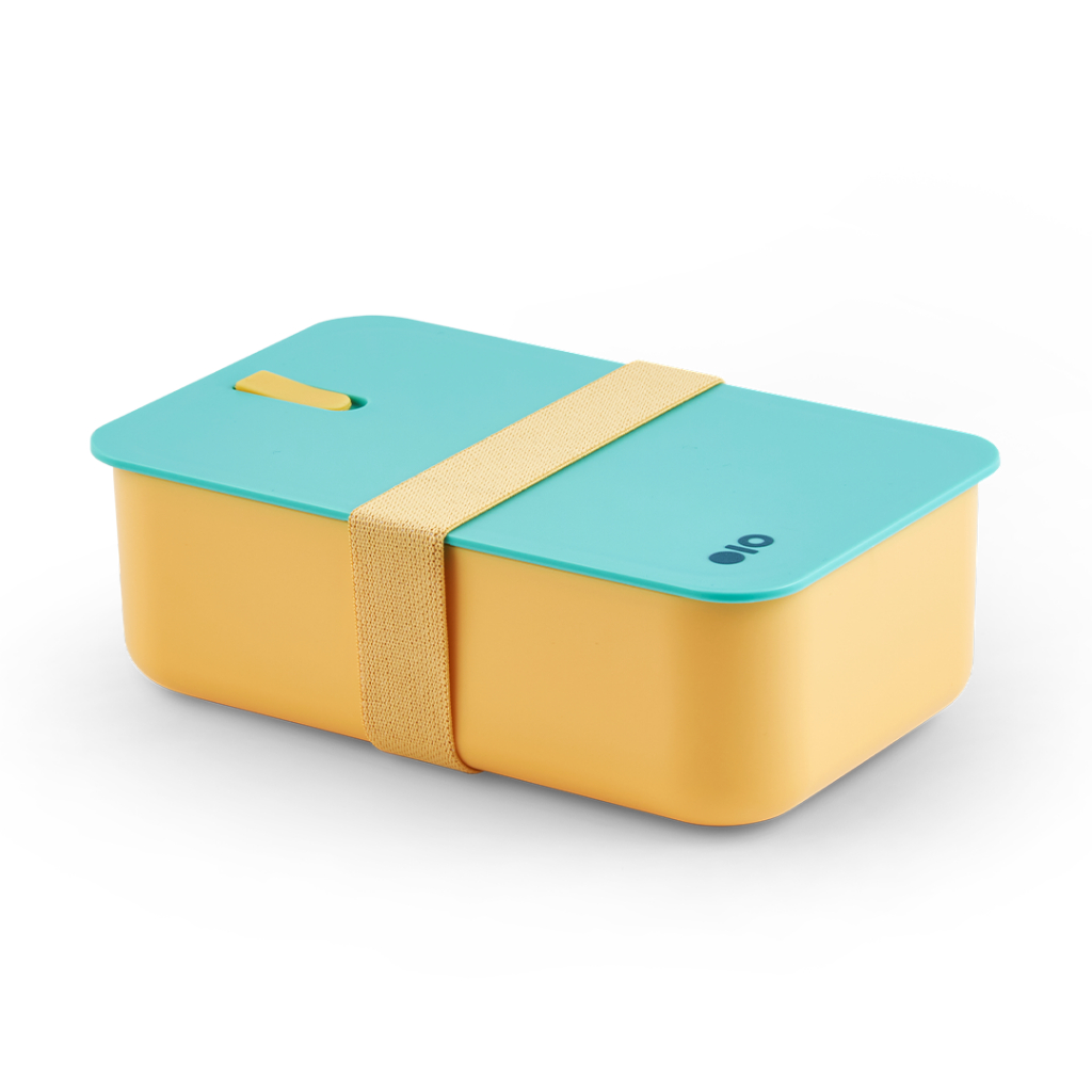 OiYO by MONTIGO Lunch Box (Lemon) 1000ml, Adjustable For Lunch / Snack ...