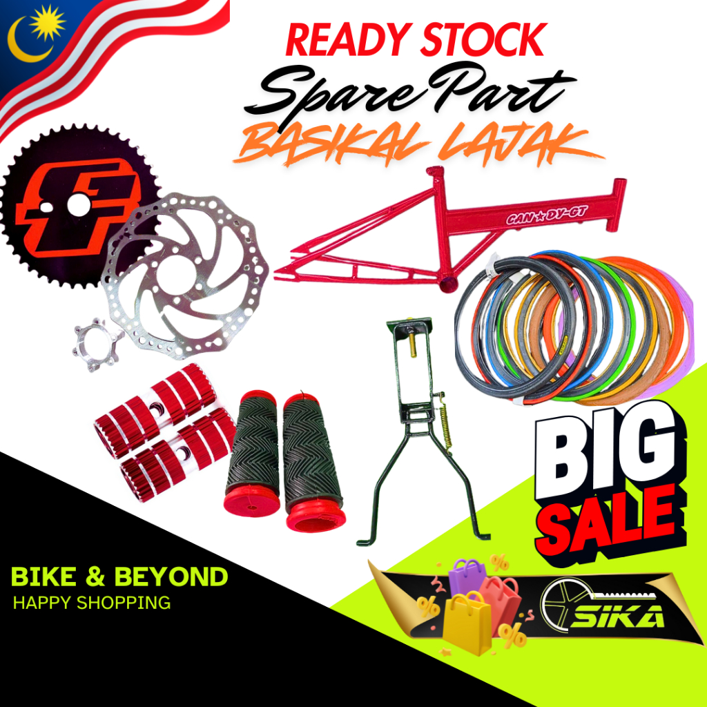 SIKA Spare Parts Basikal Lajak Malaysia Ready Stock | Shopee Malaysia