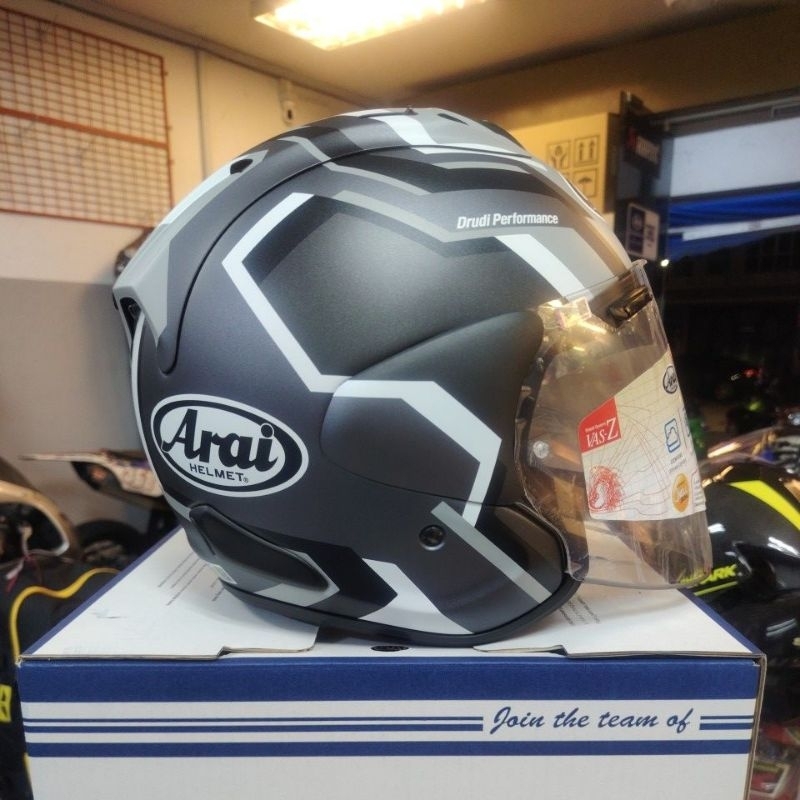 Arai VZ Ram RSW Black open face helmet original Arai Japan | Shopee Malaysia