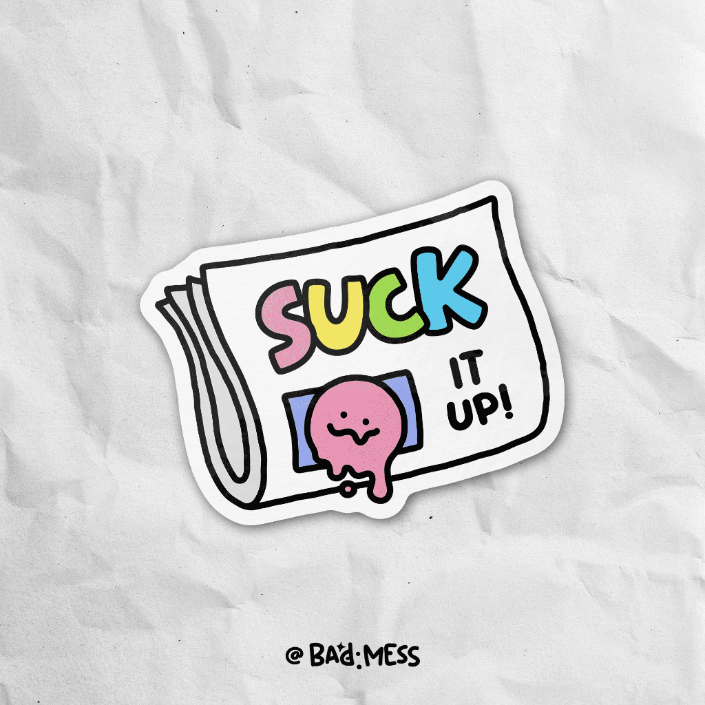 Funny Newspaper Waterproof Sticker | Cute Humorous Sassy Decal, Perfect ...