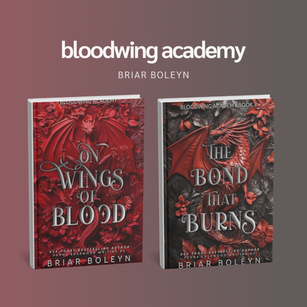 SET bloodwing academy series by briar boleyn on wings of blood the bond that burns | Shopee Malaysia