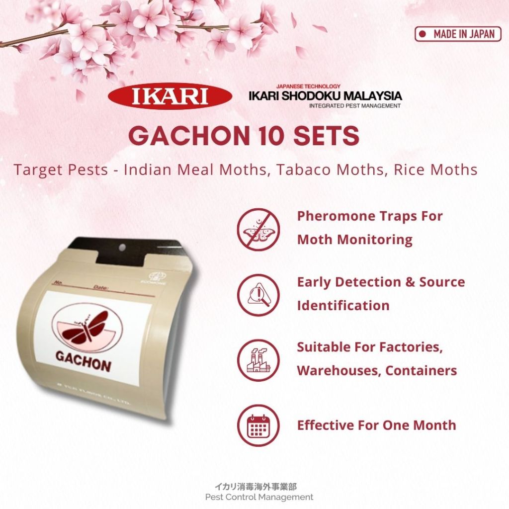 Ikari Gachon (Pheromone Trap For Moths) 10 sets per box strong ...