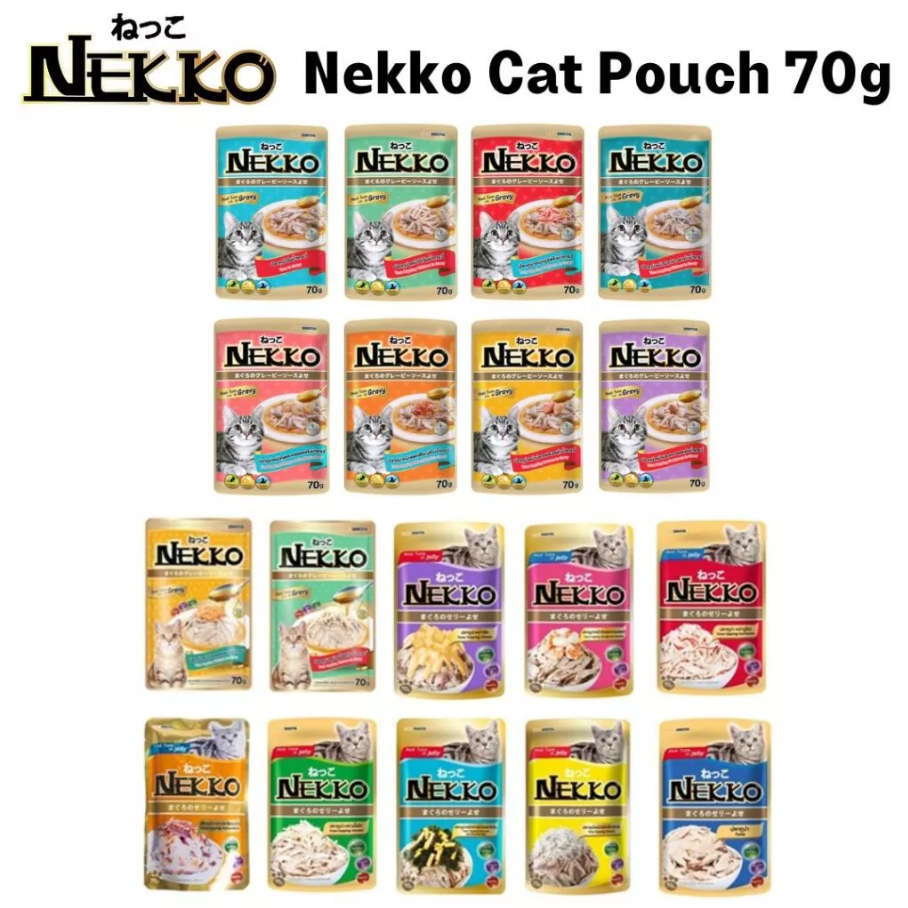 NEKKO Premium Cat Wet Pouch - 70G / Cats / Wet Food | Shopee Malaysia