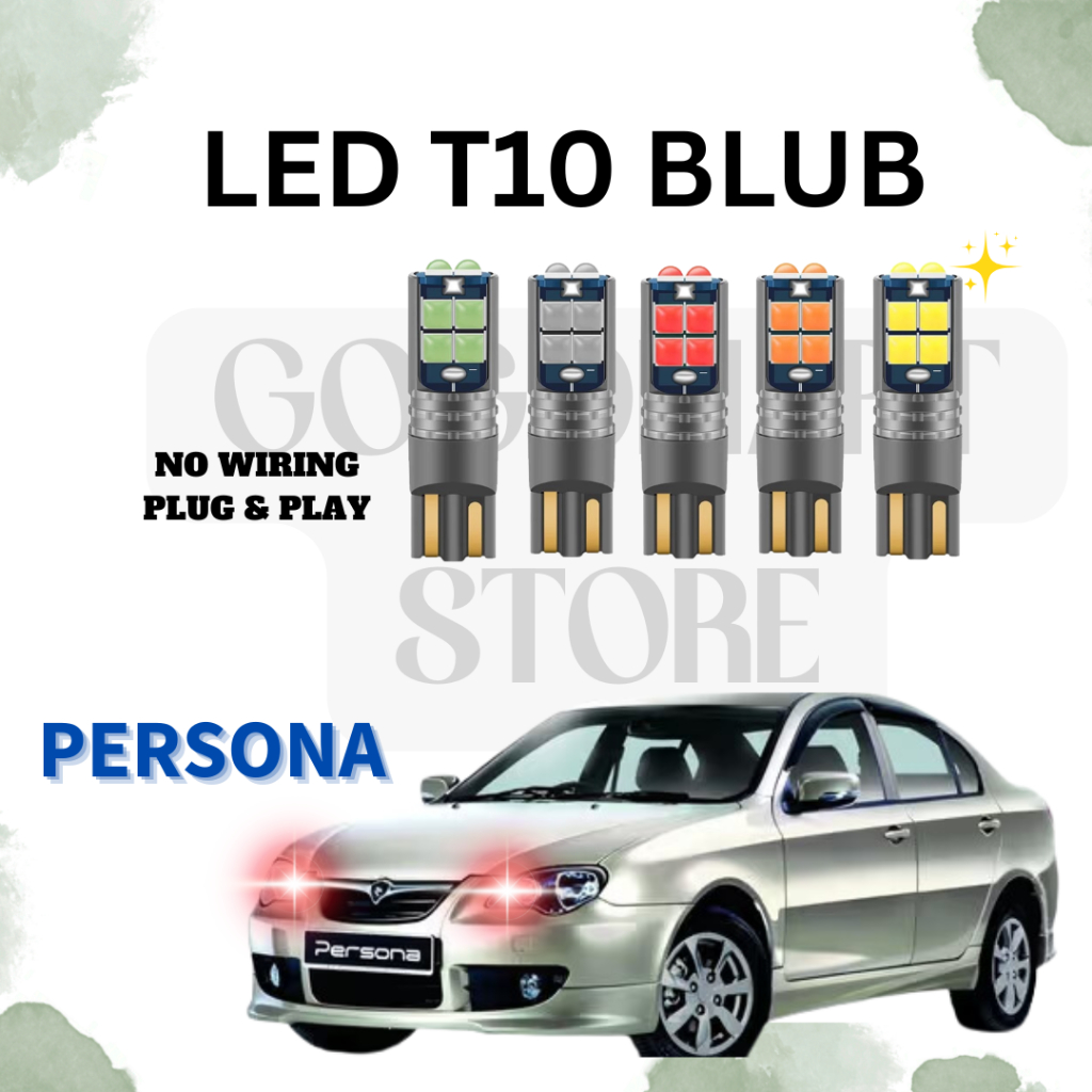 PROTON PERSONA 2007-2015 LED Bulb Small Headlamp Number Plate Light T10 ...