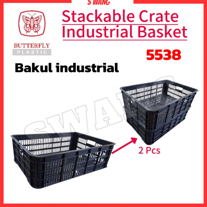 Stackable Crate / Industrial Basket | Shopee Malaysia