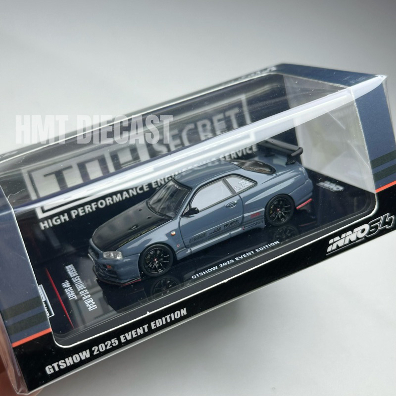 INNO64 1/64 Nissan Skyline GT-R R34 Top Secret GTShow 2025 Event ...