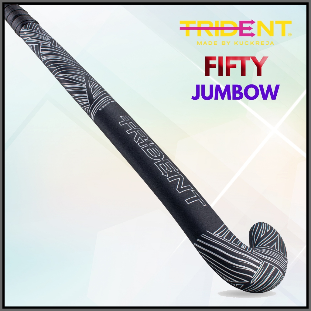 *New Design* Trident 50 Jumbow Hockey Hoki Stick Ghost Silver | Shopee ...