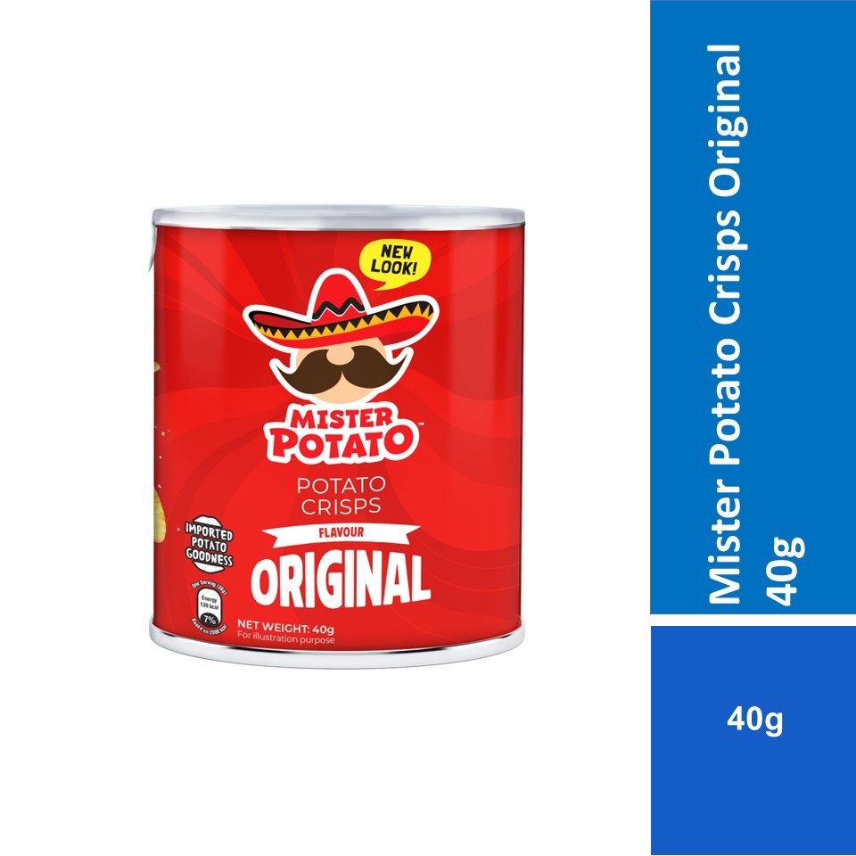 Mister Potato Crisps Original 40g | Shopee Malaysia