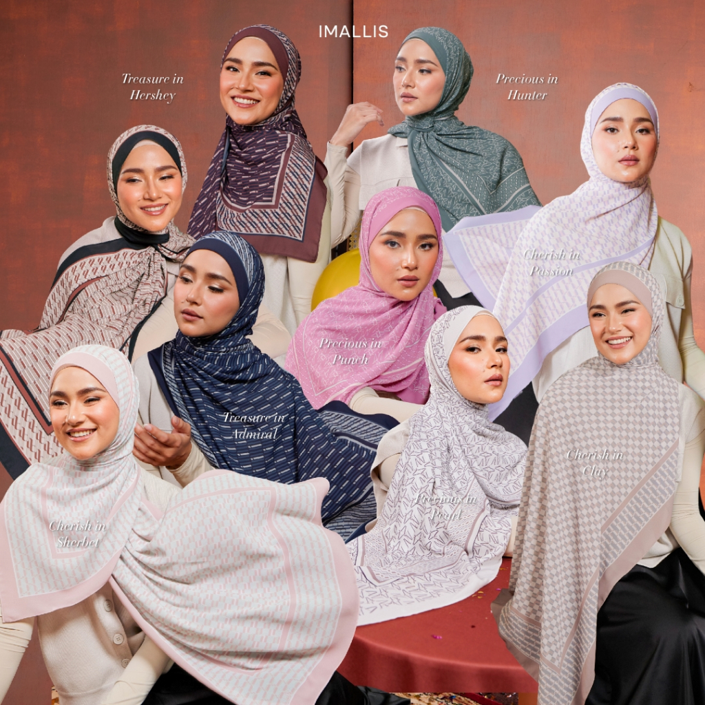 IMALLIS SERIES SHAWL CHIFFON | Shopee Malaysia