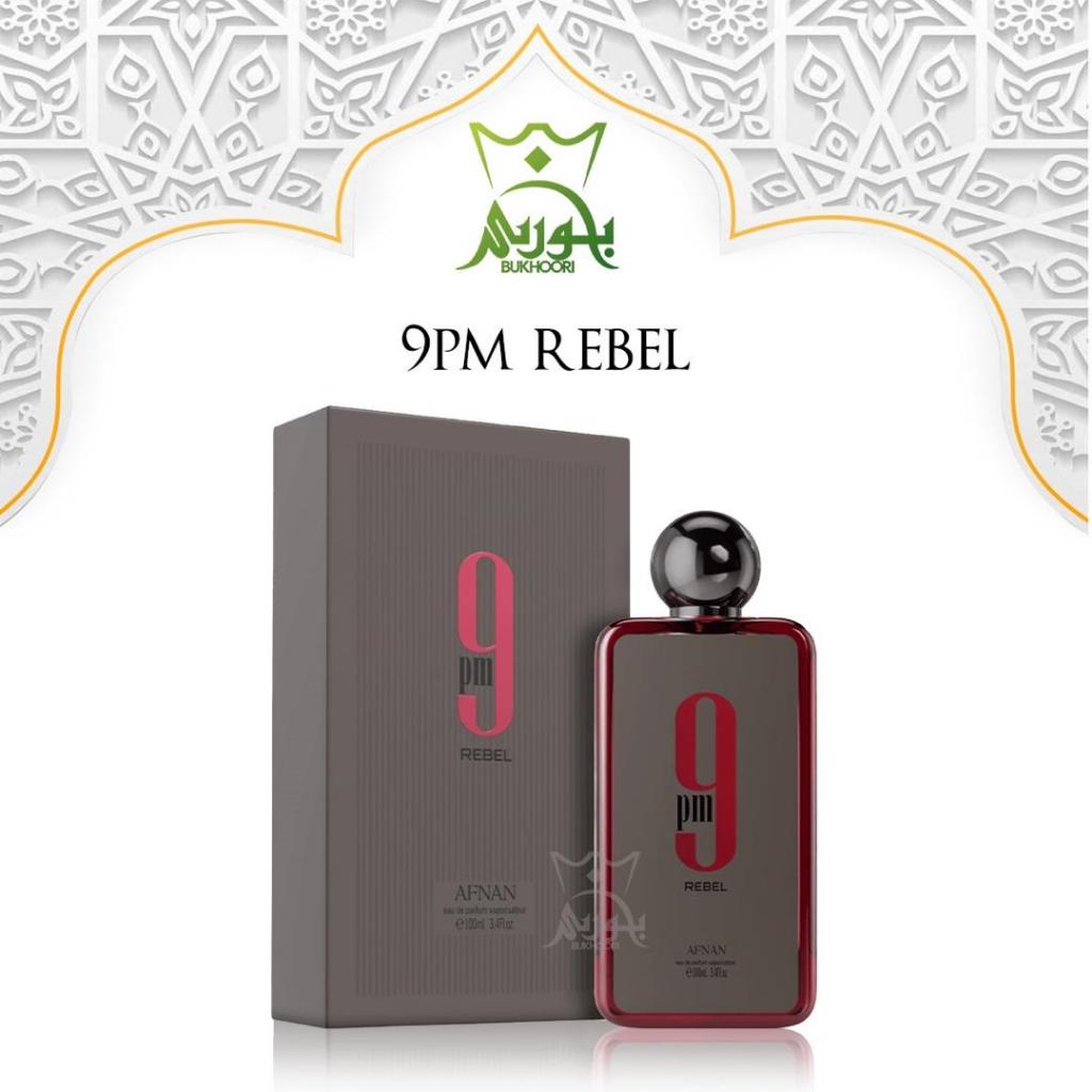 9pm Rebel Perfume Afnan Authentic100ml EDP Tahan Lama Untuk Wanita ...