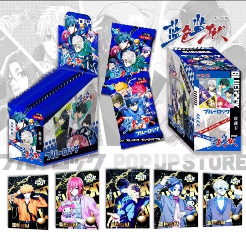 (Ready Stock) Blue Lock Thick Card TCG Nagi Seishiro Rare LSR/ER/QR ...