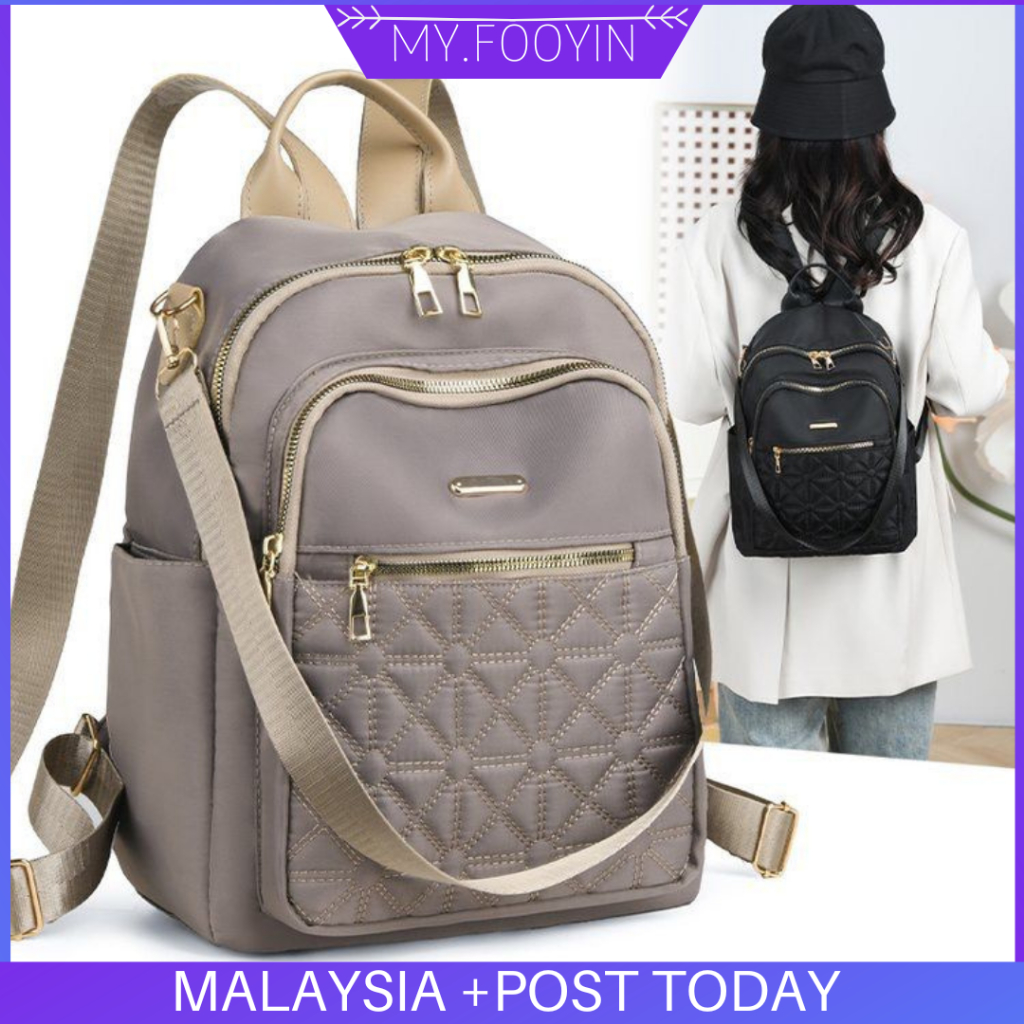 B70 READY STOCK MYFOOYIN Korean Casual Style Dual-Use Multi-functional Travel Student Backpack ...