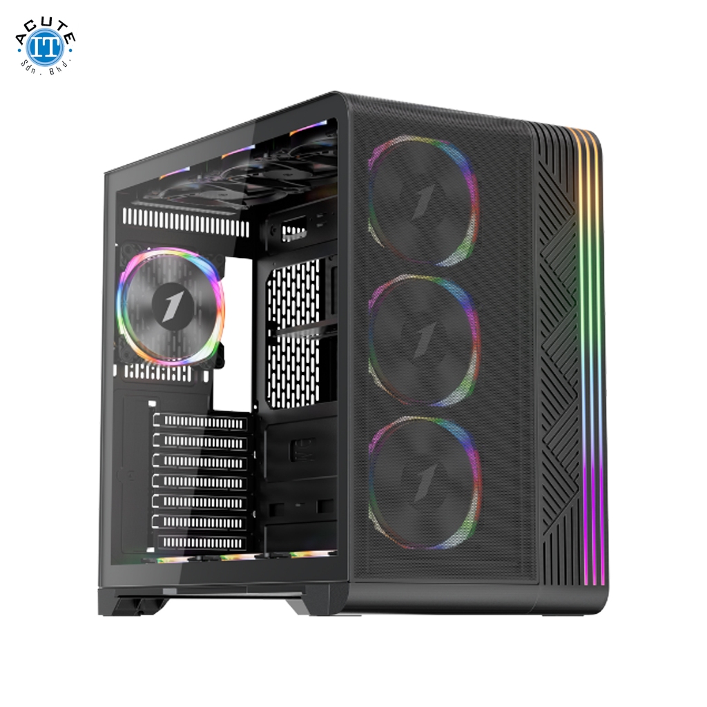 1stplayer VT7 Black ATX Gaming PC Case | Shopee Malaysia