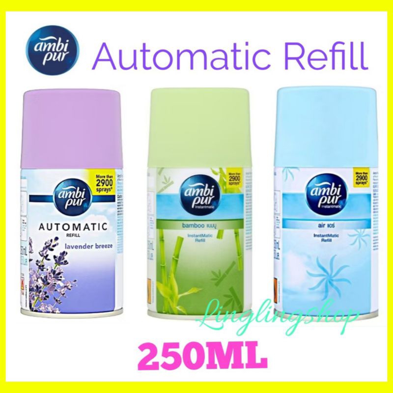 Ambi Pur InstantMatic Spray Refill 250ML(Air/Bamboo/Lavender) | Shopee ...