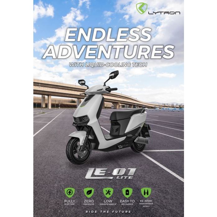 LYTRON LE-01 LITE | New EV Bike Electric Scooter NFC Keyless 100km ...