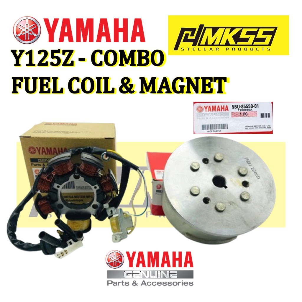 READY STOCK Magnet Fuel Coil + MAGNET YAMAHA Y125Z / Y125ZR Field Coil Starter Stator Coil MADE ...