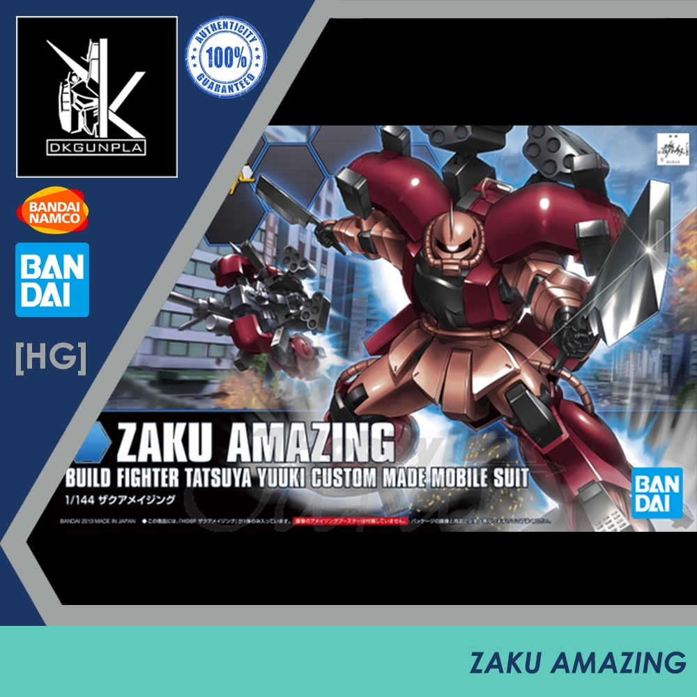 [HG] HGBF Zaku Amazing (Tatsuya Yuuki Custom Made MS) | Shopee Malaysia