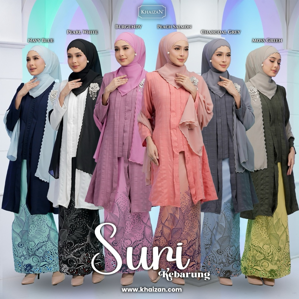 KHAIZAN | SURI Kebarung | Bubble cotton | Sakura Cotton | Kain Susun ...