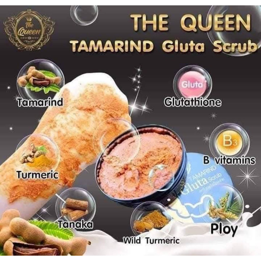 BODY SCRUB TAMARIND GLUTA | Shopee Malaysia