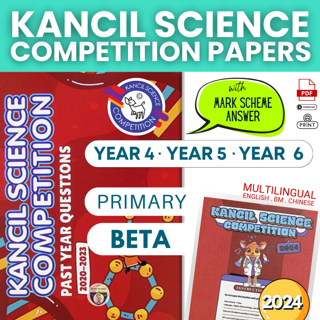 22 KANCIL SCIENCE COMPETITION BOOK - BETA ( Primary YEAR 4,5,6) 2020 ...