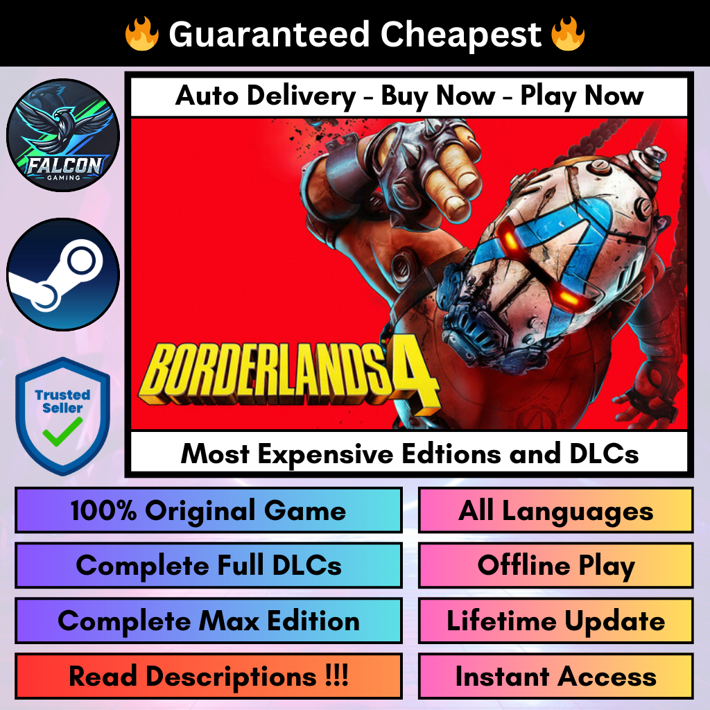 Borderlands 4 Super Deluxe Edition [Auto Delivery] Own Steam Account, Offline Mode | PC Game ...