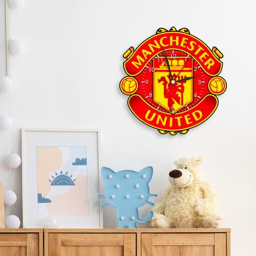 🔰 Jam Dinding MU Manchester United Fc Hiasan Dinding Club Bola | Shopee ...