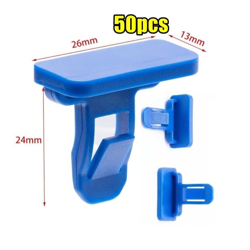 50pcs Klip Kereta Car Clip Bumper Clip Hilux Vigo Alphard Vellfire Vios ...