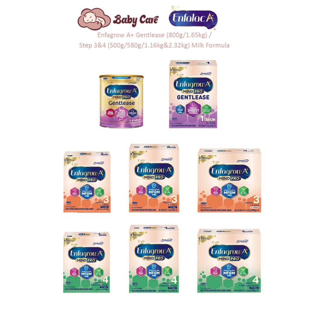 Enfagrow A+ Infant Baby Milk Formula Powder , Step 3 & Step 4 ...