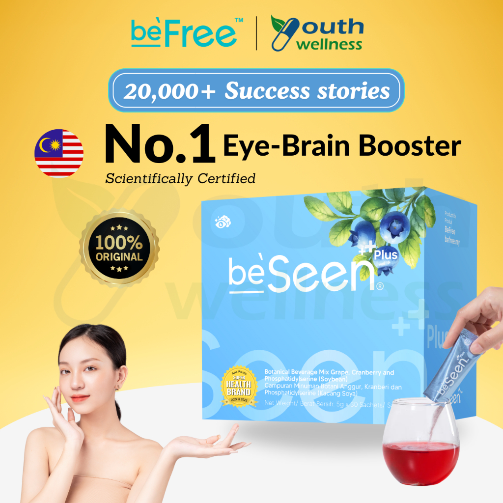BeFree BeSeen Plus Vitamin Eye-Brain Booster (30 Sachets per box ...