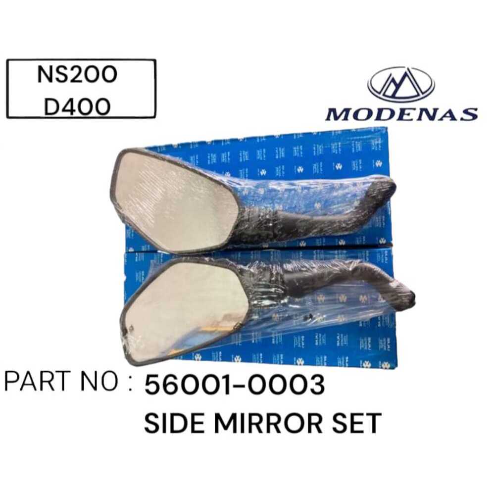 PULSAR NS200 / DOMINAR 400 SIDE MIRROR SET ORIGINAL 56001-0003 D400 NS ...