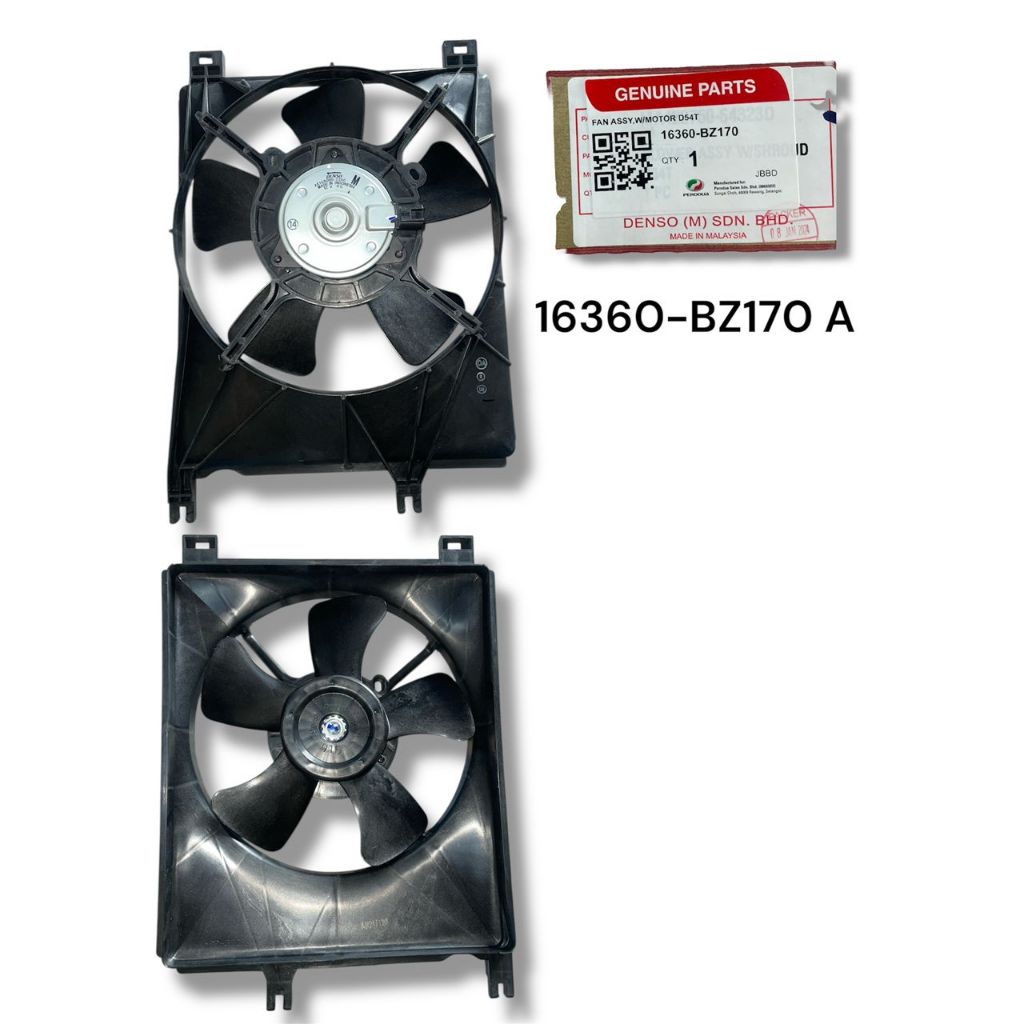 FAN MOTOR FOR PERODUA MYVI LAGI BEST (ASSY) (16360-BZ170 A) | Shopee ...