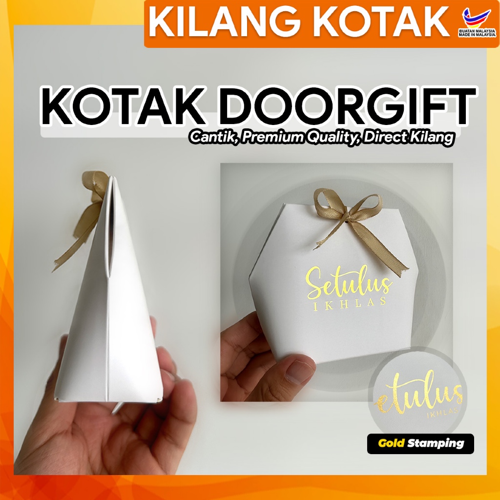 Kotak Cenderahati Kahwin 50pcs Kotak Doorgift Kecil, Wedding Doorgift ...