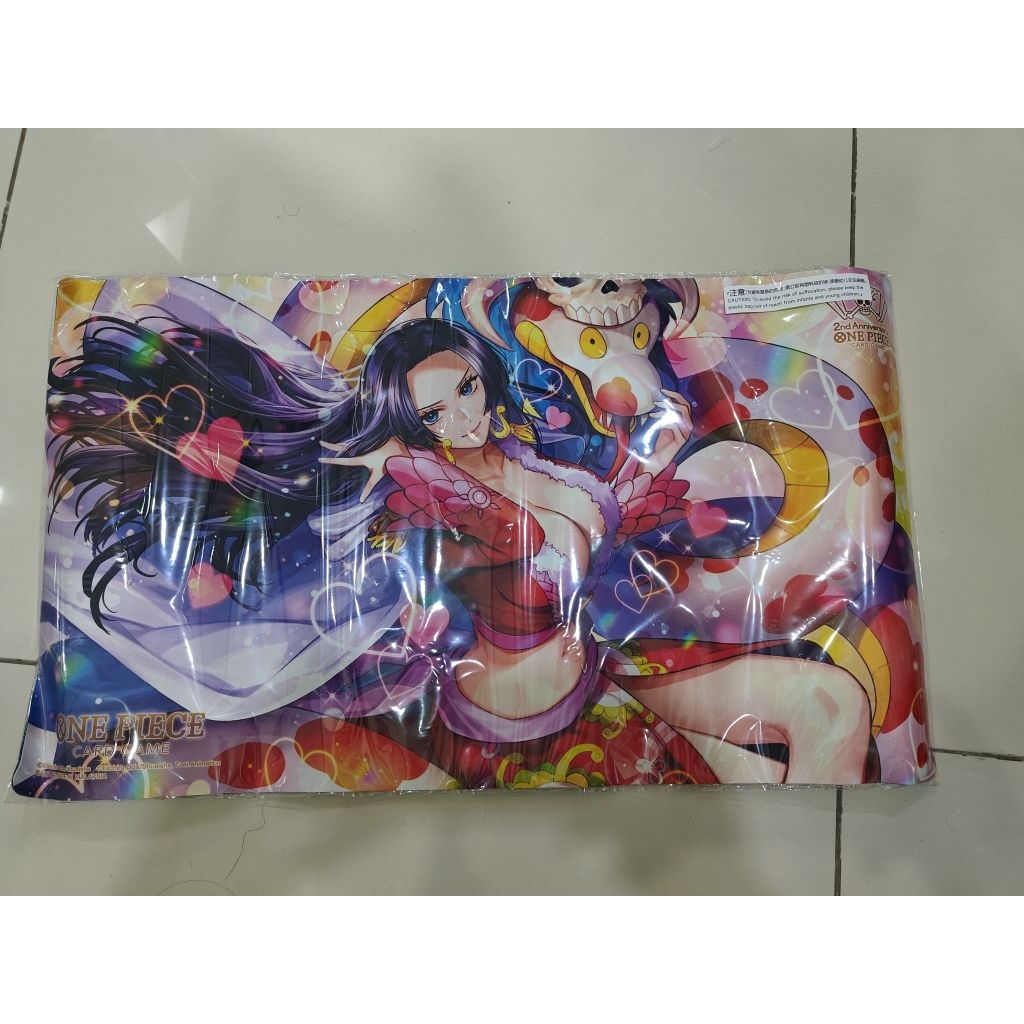 Bandai One Piece OPTCG Chinese 2nd Anniversary Boa Hancock Playmat ...