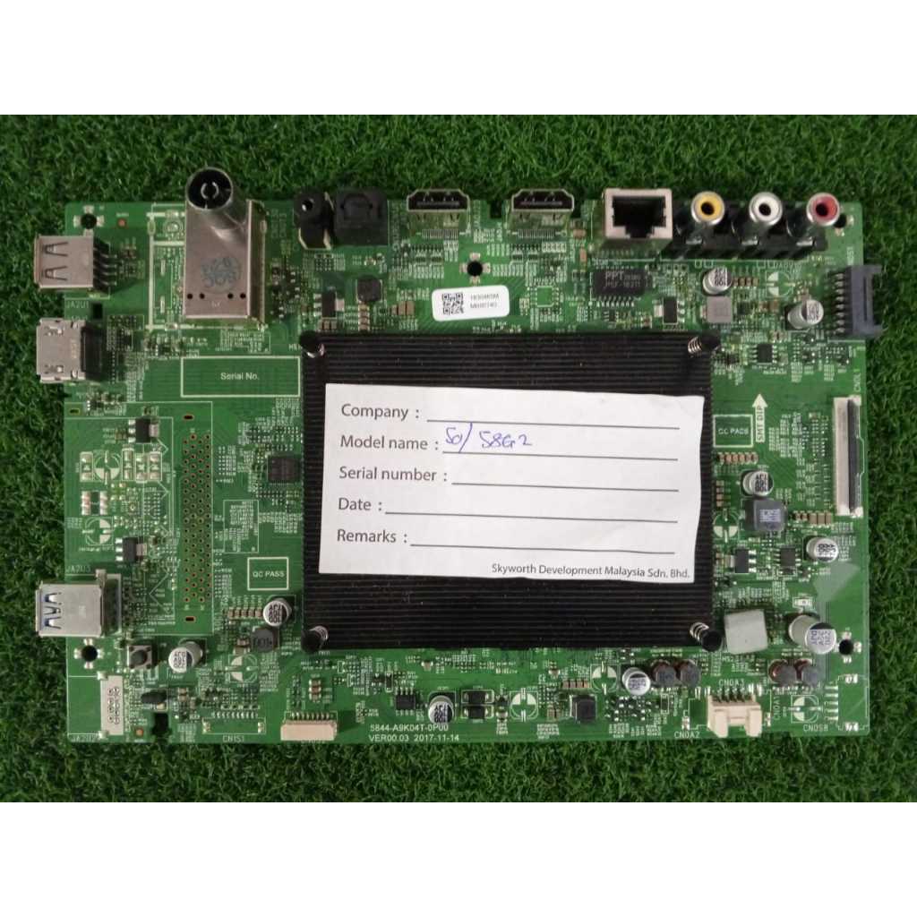 (AT727) Skyworth 50G2 Mainboard, Powerboard, Tcon, Tcon Ribbon, LVDS, Cable. | Shopee Malaysia