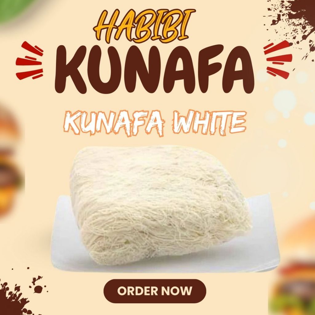 Original White Fresh Kunafa Dough 500g - 1Kg by Habibi Kunafa | Shopee Malaysia
