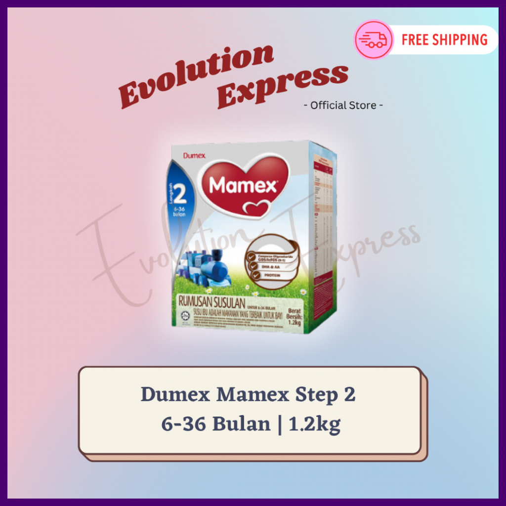 Dumex Mamex Step 2 Milk Powder 1.2kg | Baby Formula (6-36 Months) | EXP ...