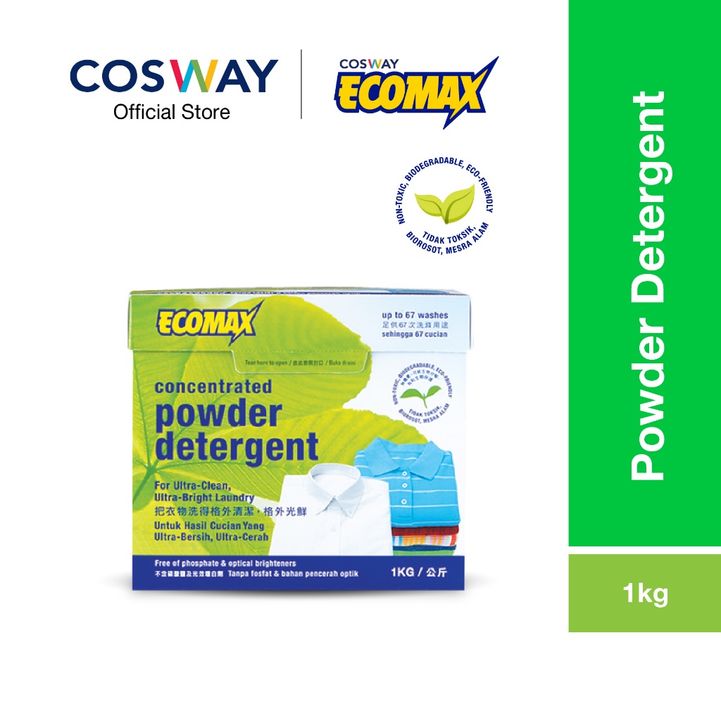 Ecomax Concentrated Powder Detergent | Shopee Malaysia