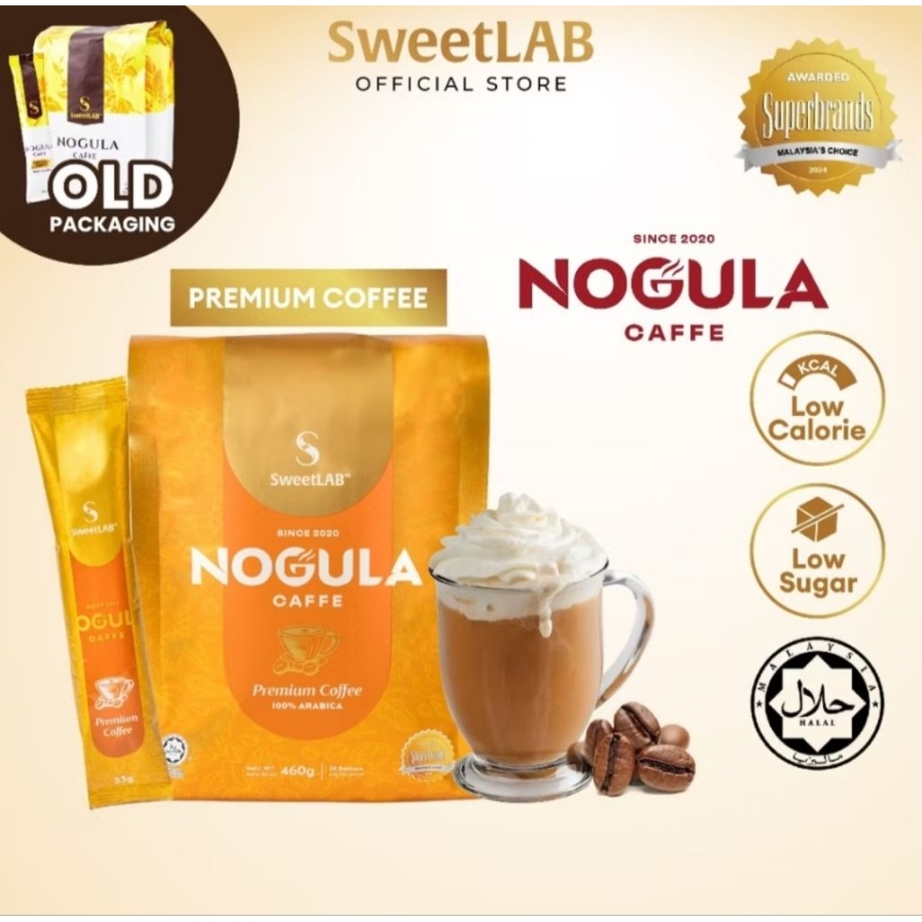 [Nogula Combo] SweetLAB NOGULA CAFFE 100% Arabica 3 in 1 Instant Coffee ...