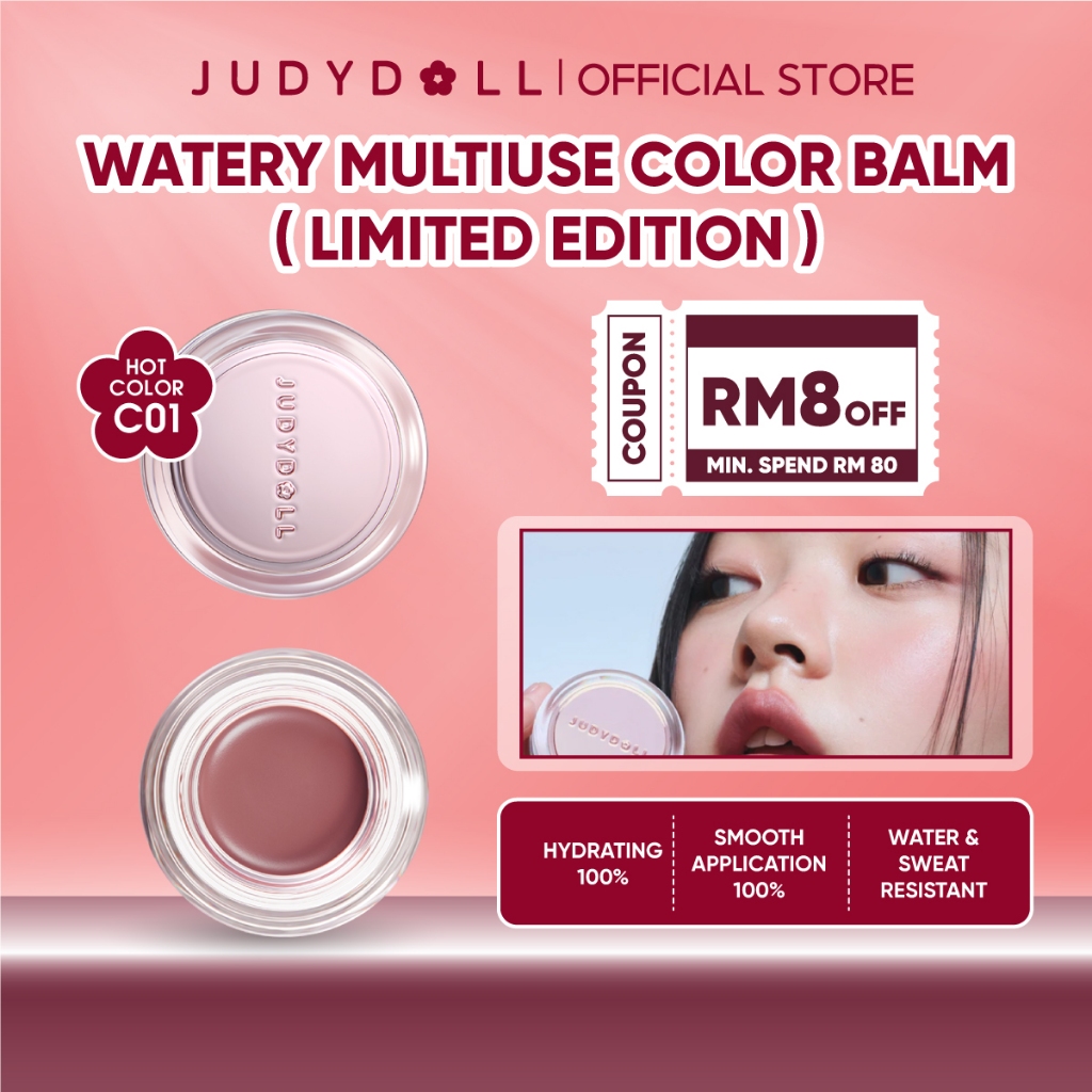 Judydoll Watery Multiuse Color Balm C01 (Limited Edition) | Shopee Malaysia