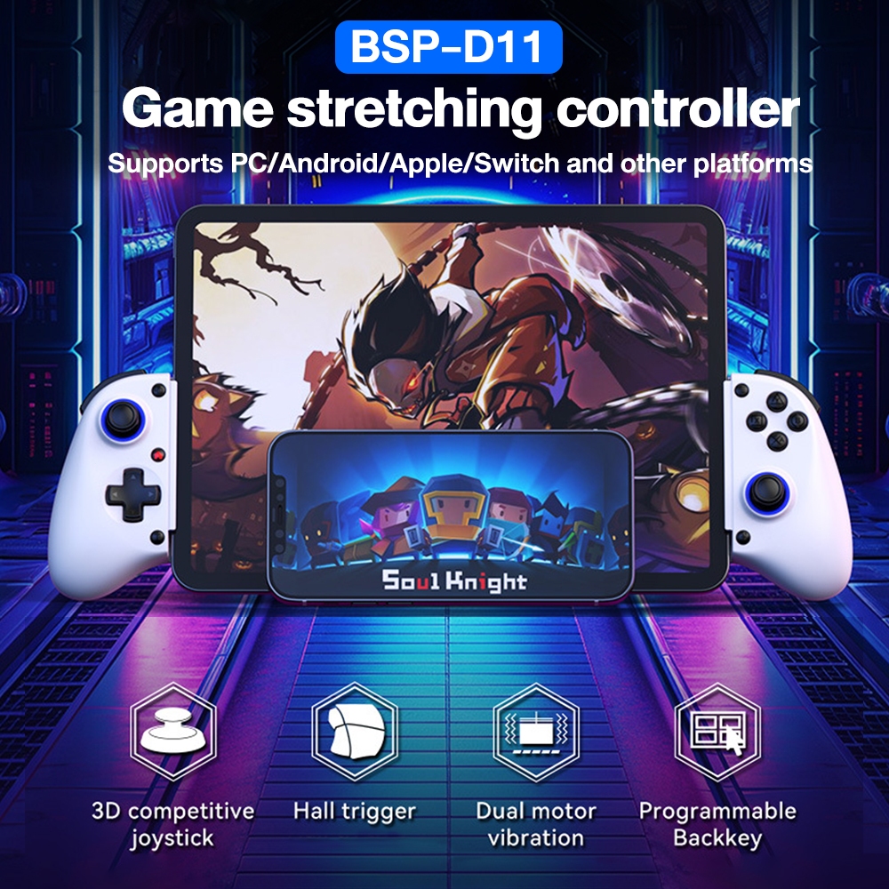 D11 Wireless Mobile Gamepad Controller HALL Effect Type C For iPhne ...