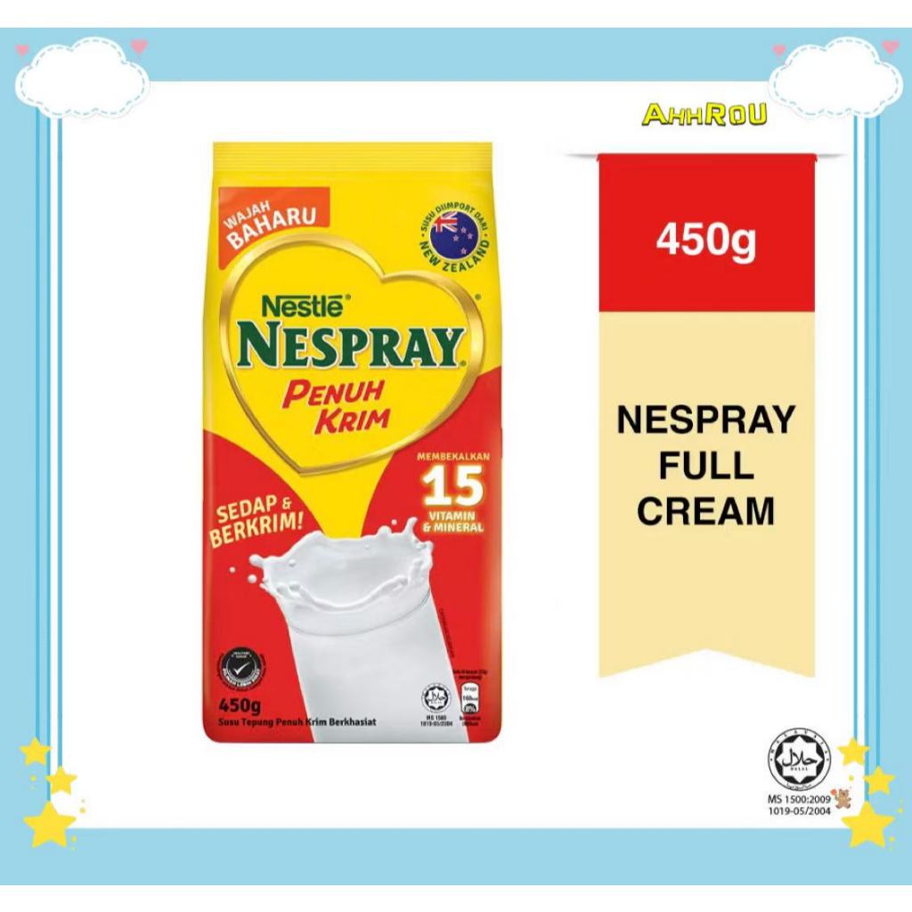 NESTLE NESPRAY Full Cream Milk Powder (450g) | Shopee Malaysia